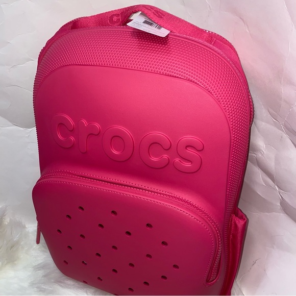 CROCS | Bags | Crocs Hot Pink Classic Backpack New | Poshmark
